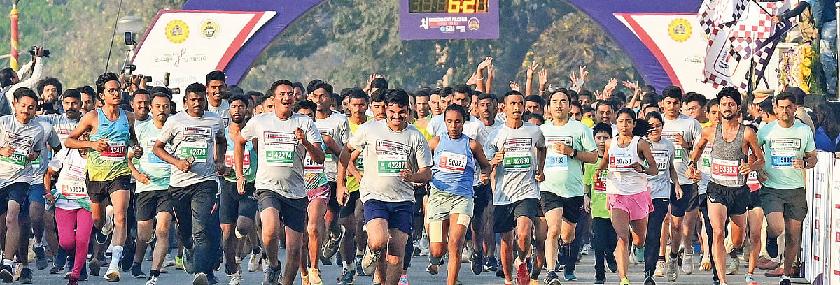 Over 20,000 runners participate in Karnataka State Police Run 2025