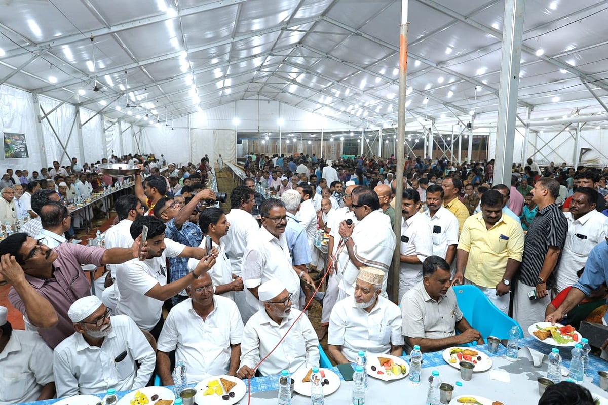 Iftar held as part of Sree Ramavillyam Kazhakam temple festival in ...