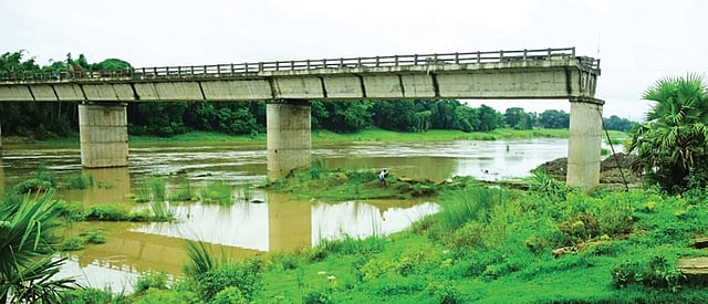 Eight years on, bridge over Brahmani river remains incomplete in Jajpur