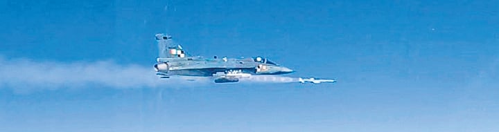 Astra missile test fired from Tejas jet successfully