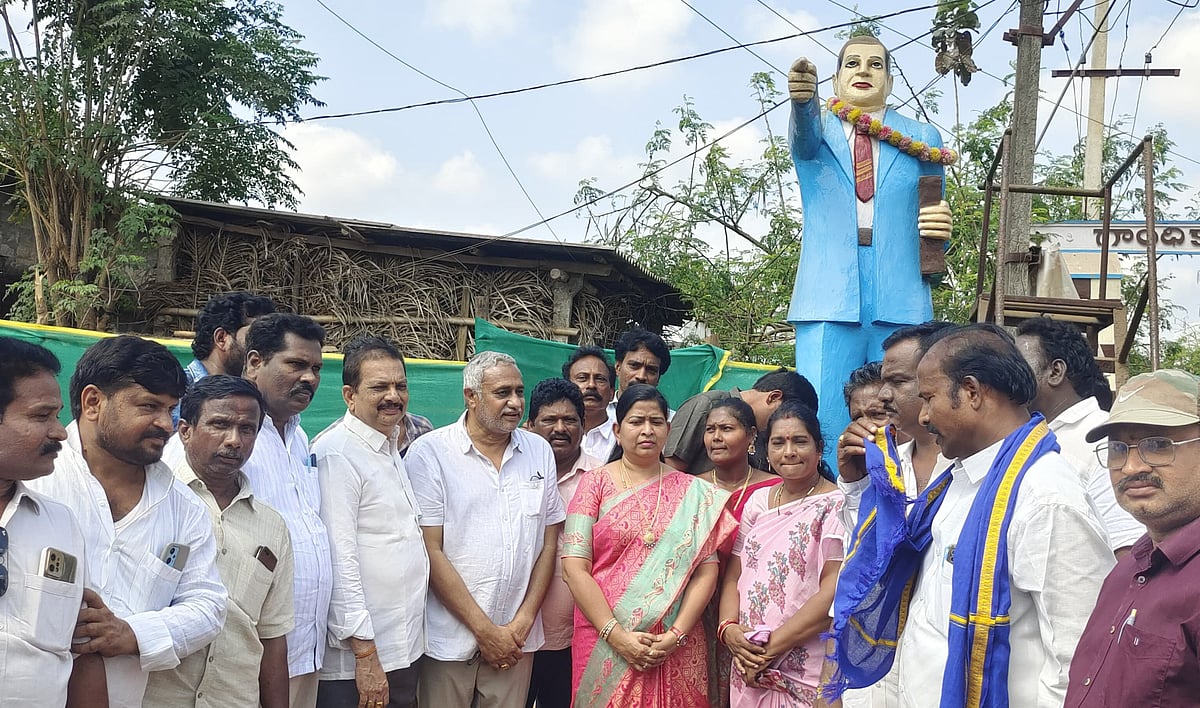 Ambedkar statue desecrated, Andhra CM directs DGP to nab culprits