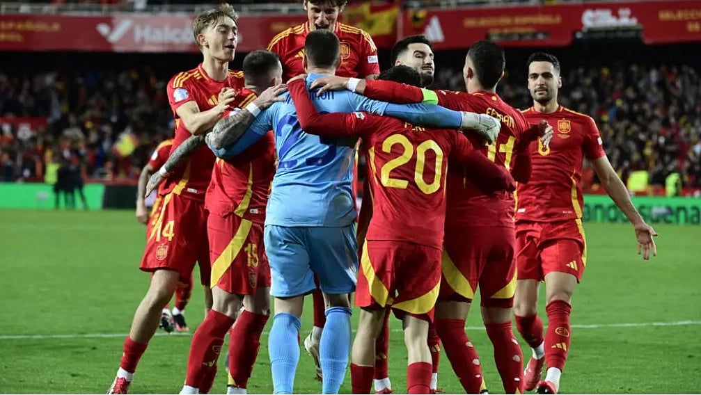 Spain edge Netherlands on penalties, set up France Nations League semi ...