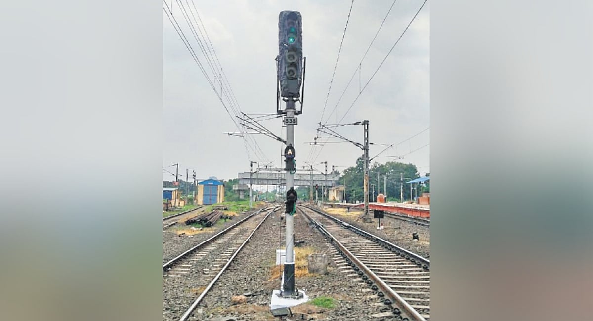 206.29 RKm of Automatic Block Signalling in Vijayawada Railway Division