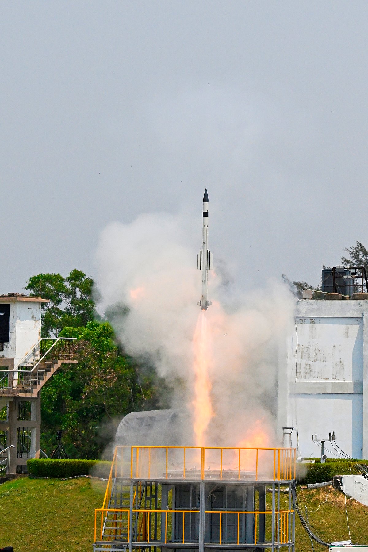 India successfully tests vertically launched short range missile with ...