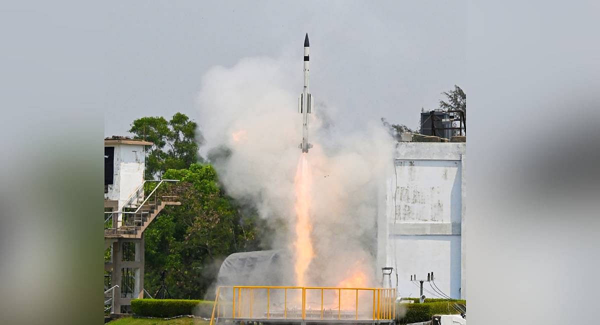 Surface-to-air missile VL-SRSAM successfully flight-tested by DRDO