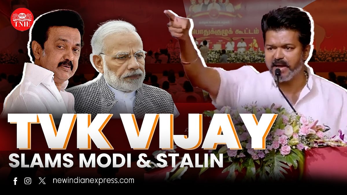2026 electoral battle will be between TVK and DMK: Vijay at TVK's first ...