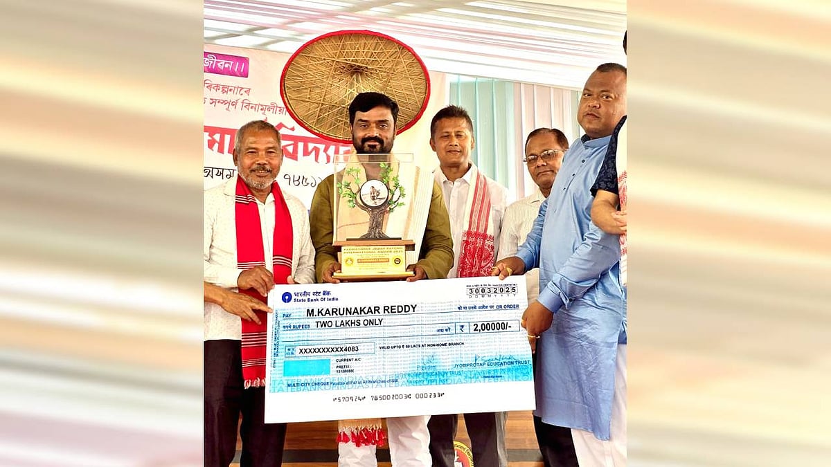 Environmentalist M Karunakar Reddy conferred first ‘Jadav Payeng ...