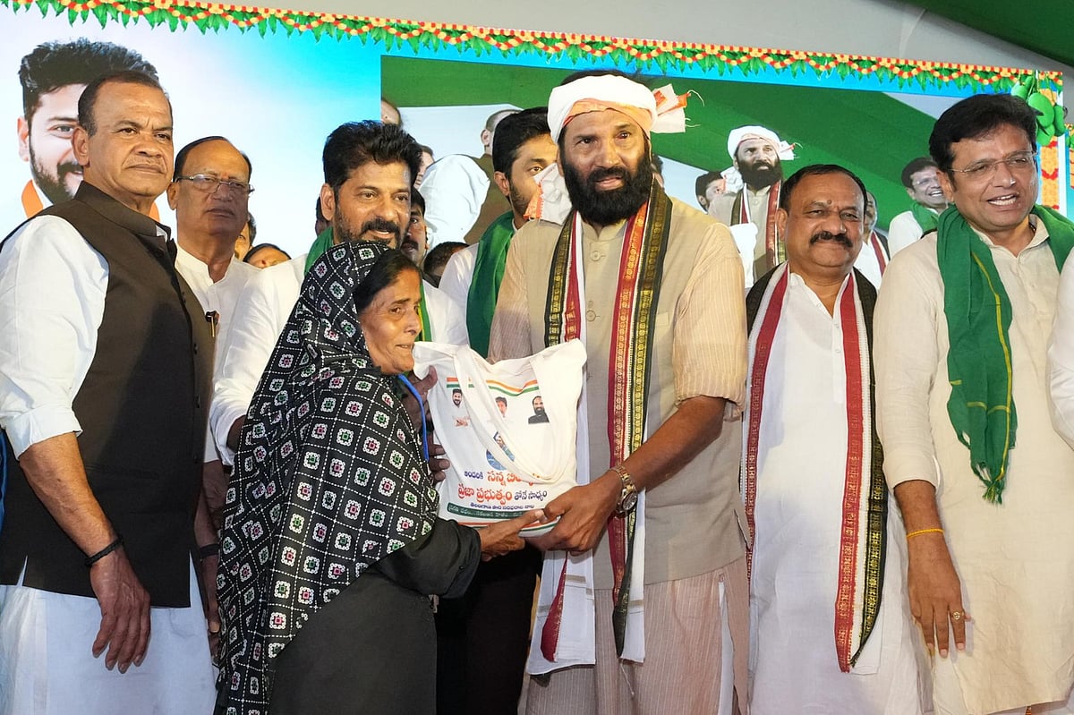 Telangana launches India's first free fine rice scheme through ration shops