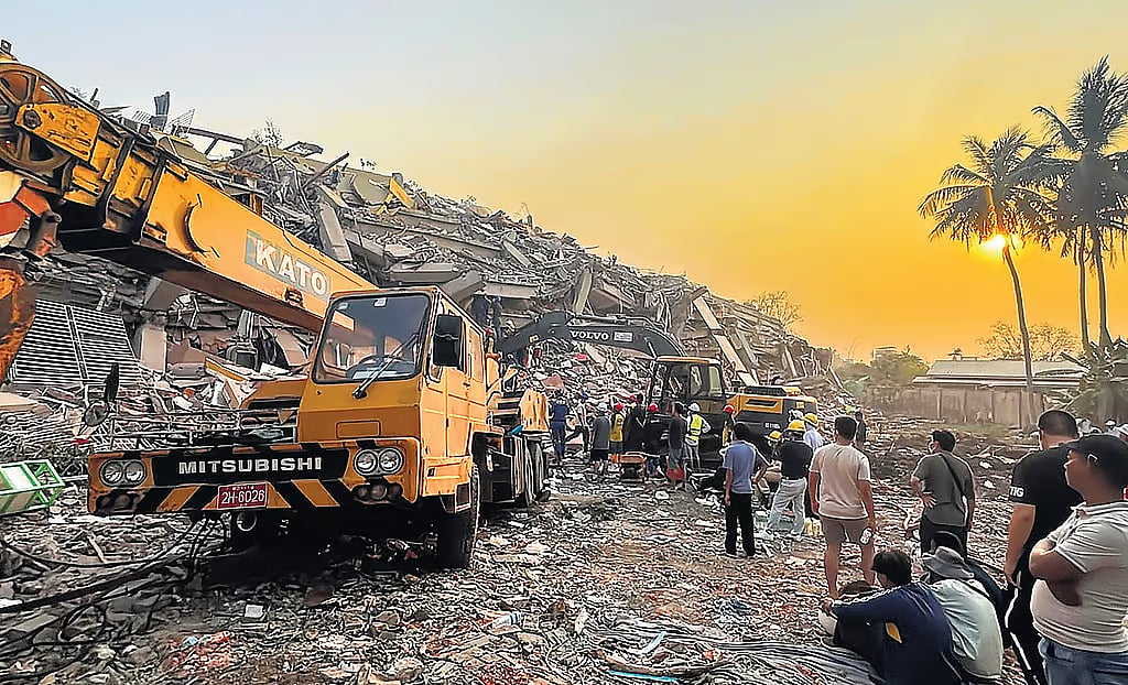 Myanmar earthquake death toll rises to 3,145 as more bodies found