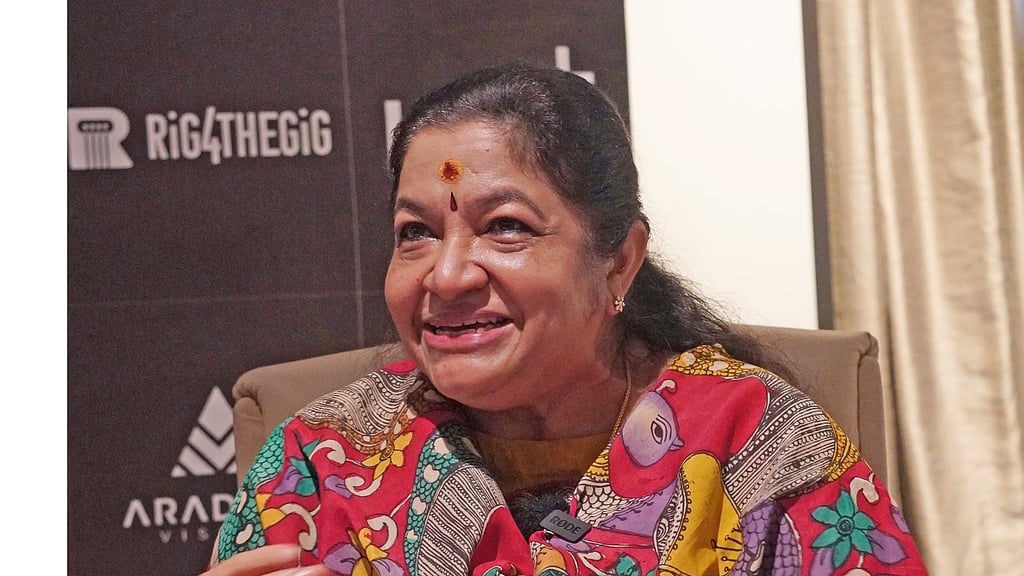 I’m still alive because of music: playback singer KS Chithra