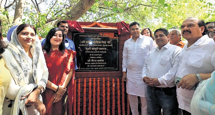 Delhi: Culvert bridge work inaugurated in Kasturba Nagar