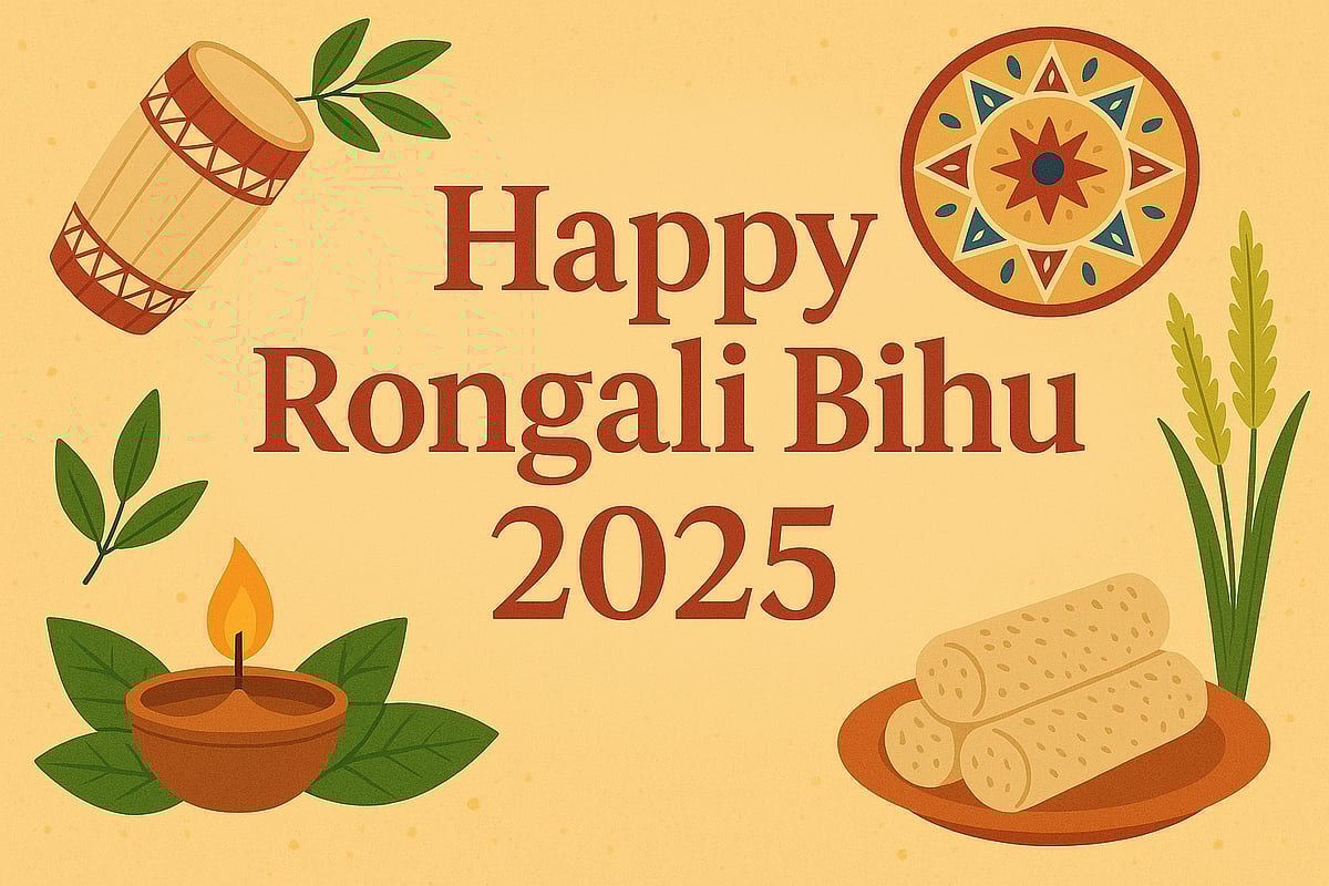 Happy Rongali Bihu 2025: 50 Warm Wishes and Quotes to Celebrate the Joy ...