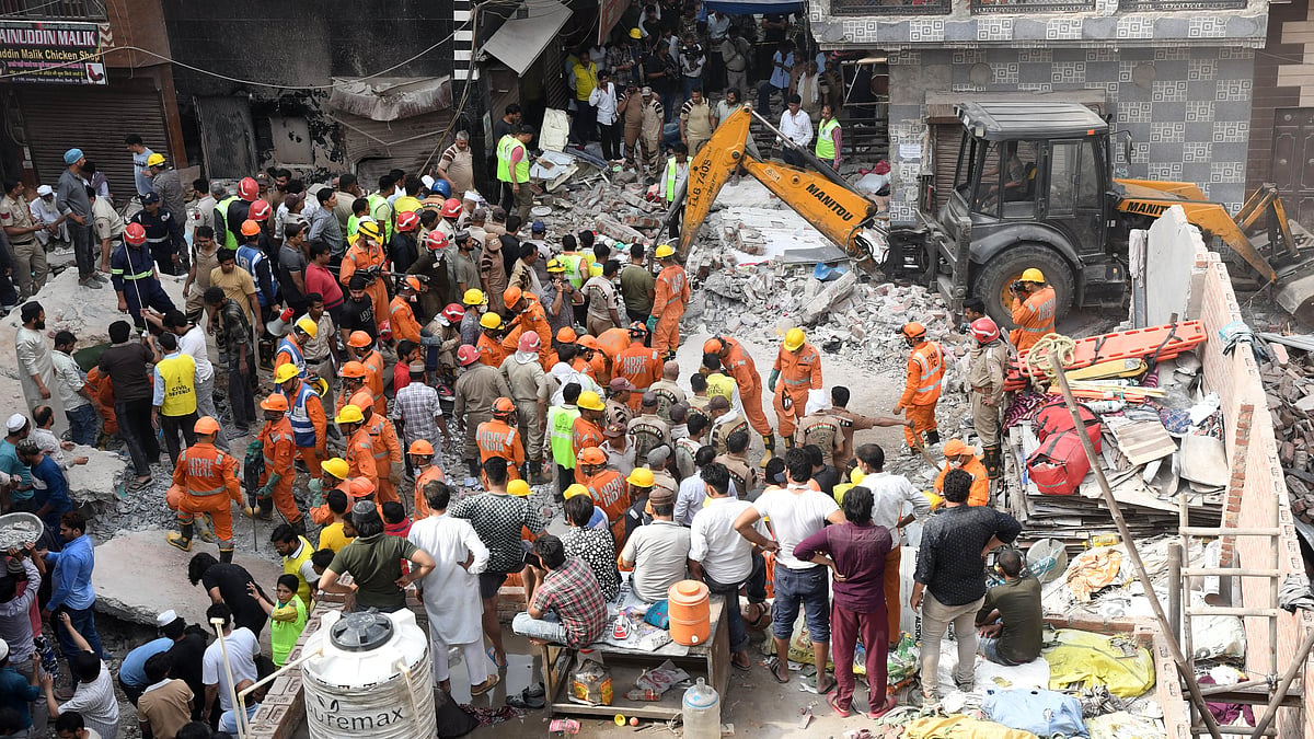 11 killed as four-storey building collapses in Delhi's Mustafabad
