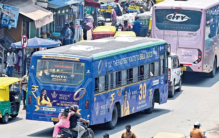 Full-wrapped ads on BMTC buses confuse commuters