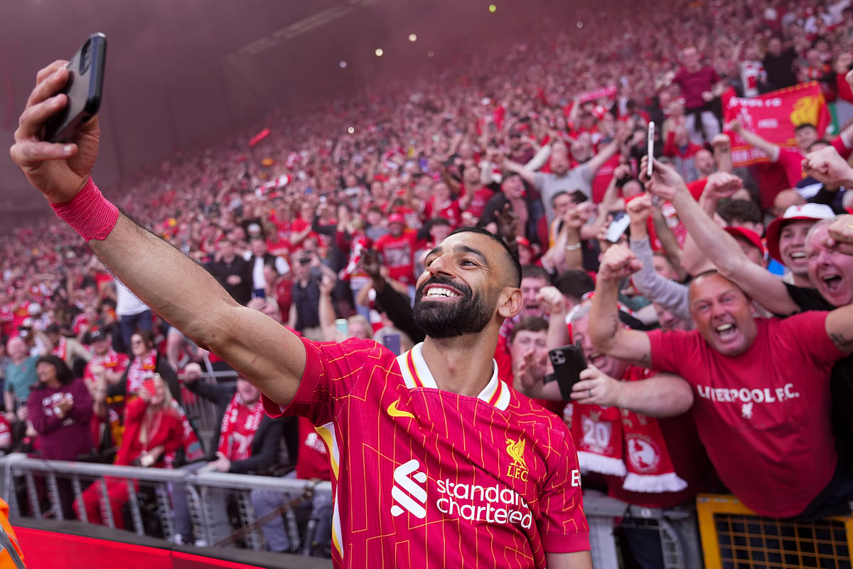Party time at Anfield as Liverpool wins Premier League for record ...