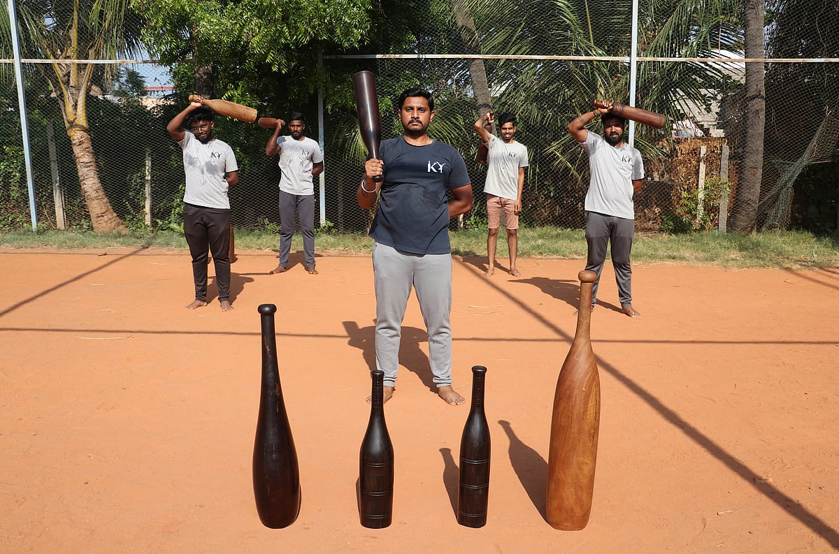 Reviving Tradition: Tax consultant blends Karlakattai with Yoga poses