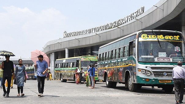 Commuters demand that buses continue operating from Tiruchy's Chathiram ...