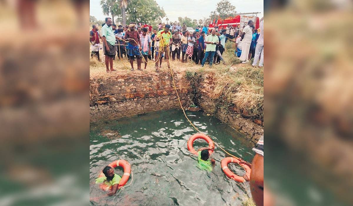 Five, including a toddler, drown as van plunges into well near ...