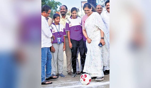 Doctor promotes health through football in Telangana