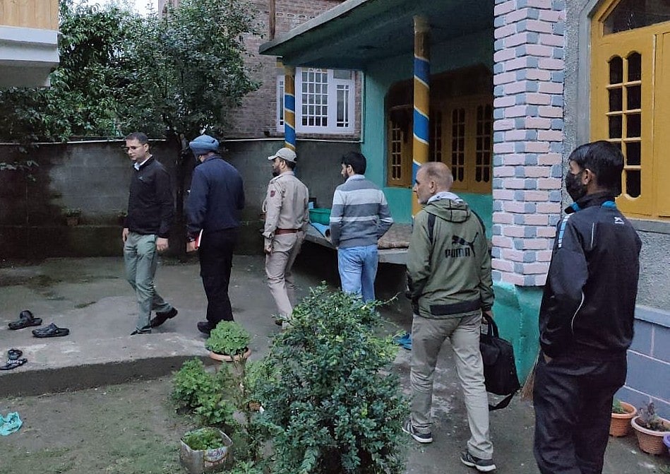 J&K police conducts anti-terror raids at multiple locations across Kashmir