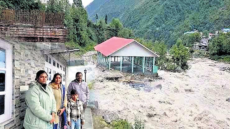 Eight from Andhra Pradesh stranded in Sikkim due to floods