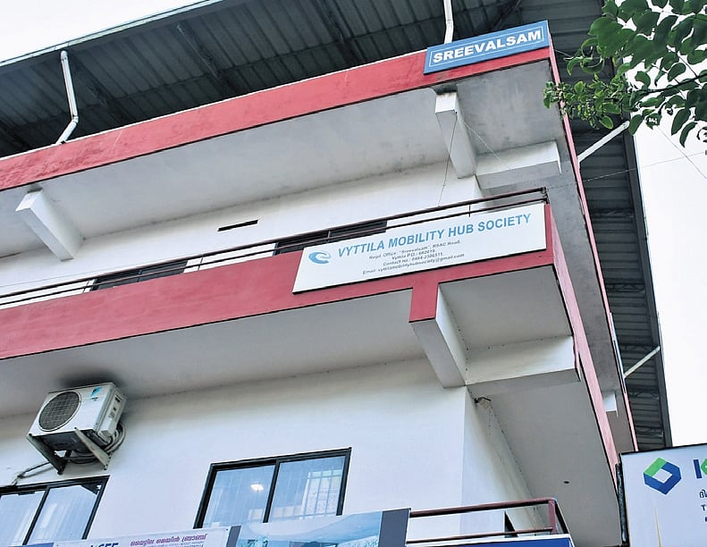 Vyttila Mobility Hub Society office is now virtually a one-man show