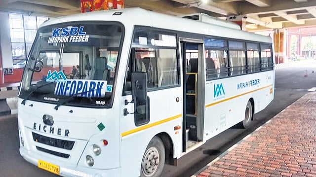 Infopark-Tripunithura AC feeder bus service kicks off