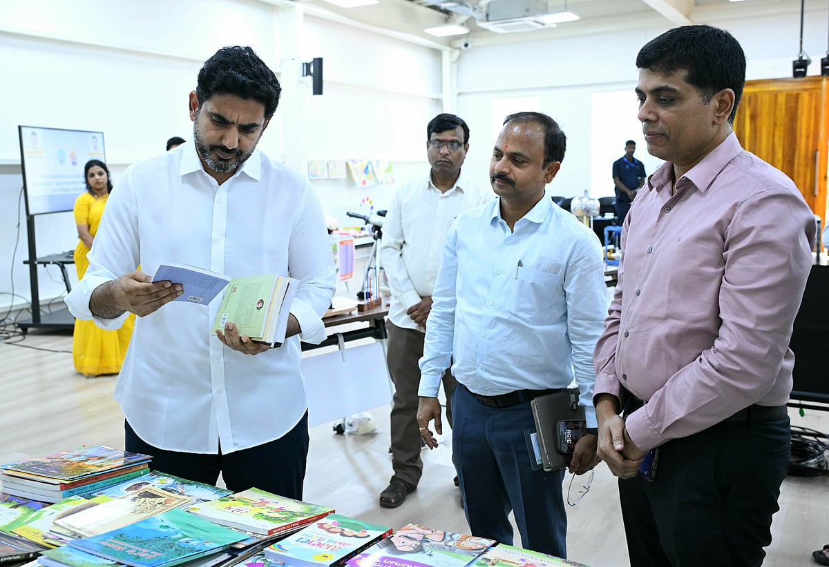 Akshara Andhra program will be launched soon to achieve 100% literacy: Minister Nara Lokesh