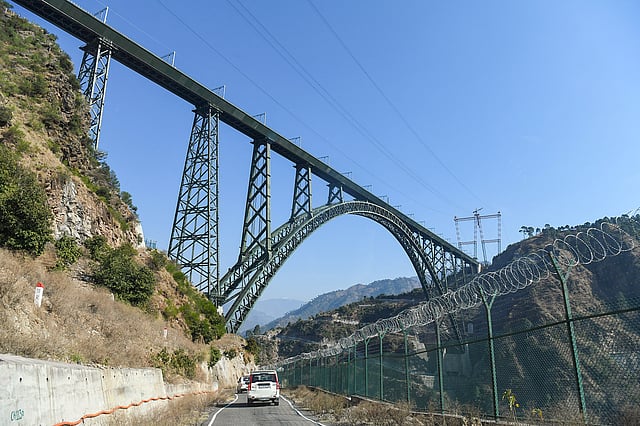 Chenab bridge: How project team navigated through steep slopes on ...