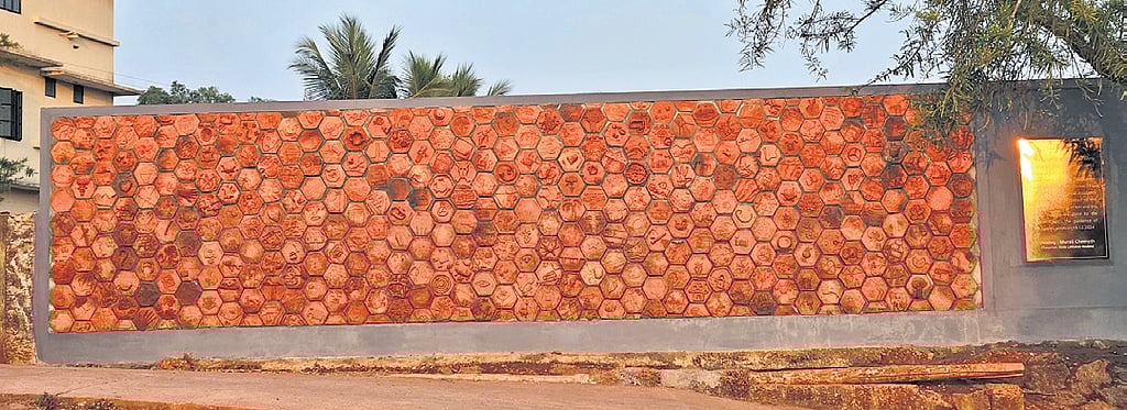 Adoor GHSS students’ clay tile art feature on Kerala class 6 textbook cover