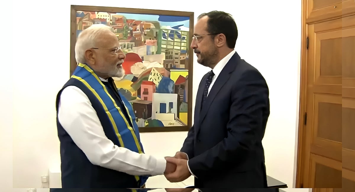 PM Modi conferred with Cyprus' highest civilian honour