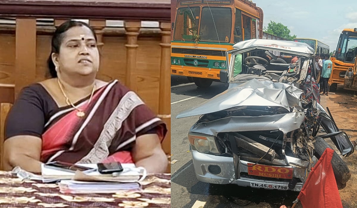 Musiri RDO dies after official vehicle collides with bus, earthmover in ...