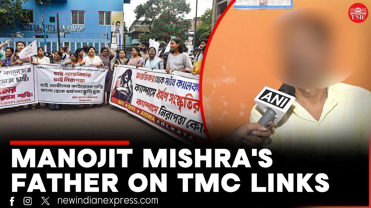 Father of Kolkata law student rape accused Manojit Mishra claims ignorance over his son's TMC links