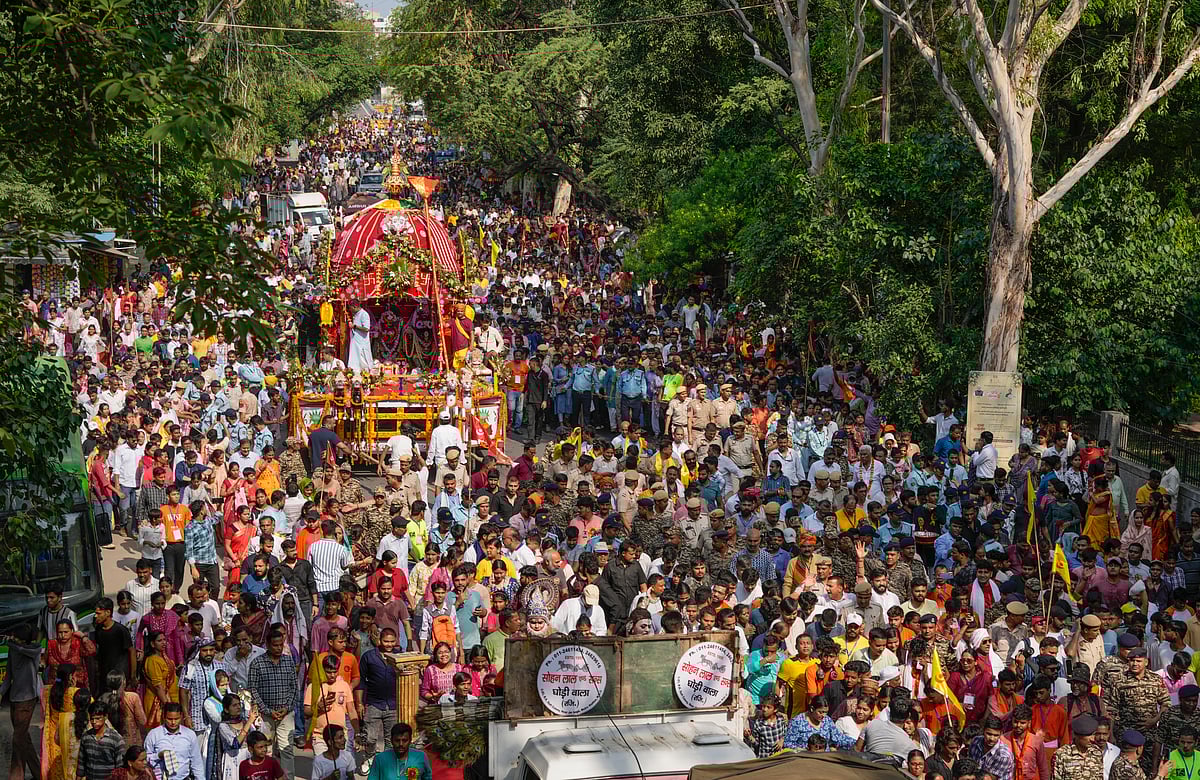 Rath Yatra: Devotees resume pulling chariots in Puri