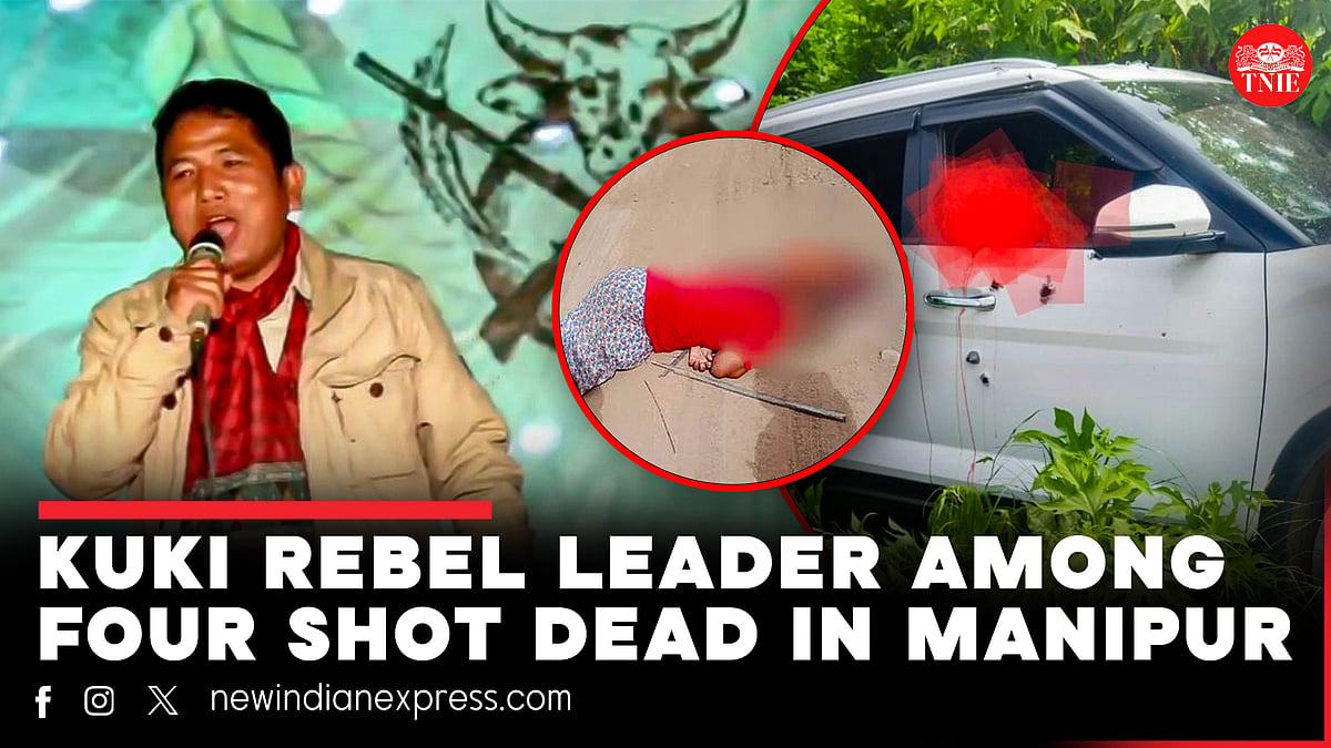 Kuki rebel leader among four shot dead in Manipur's Churachandpur town