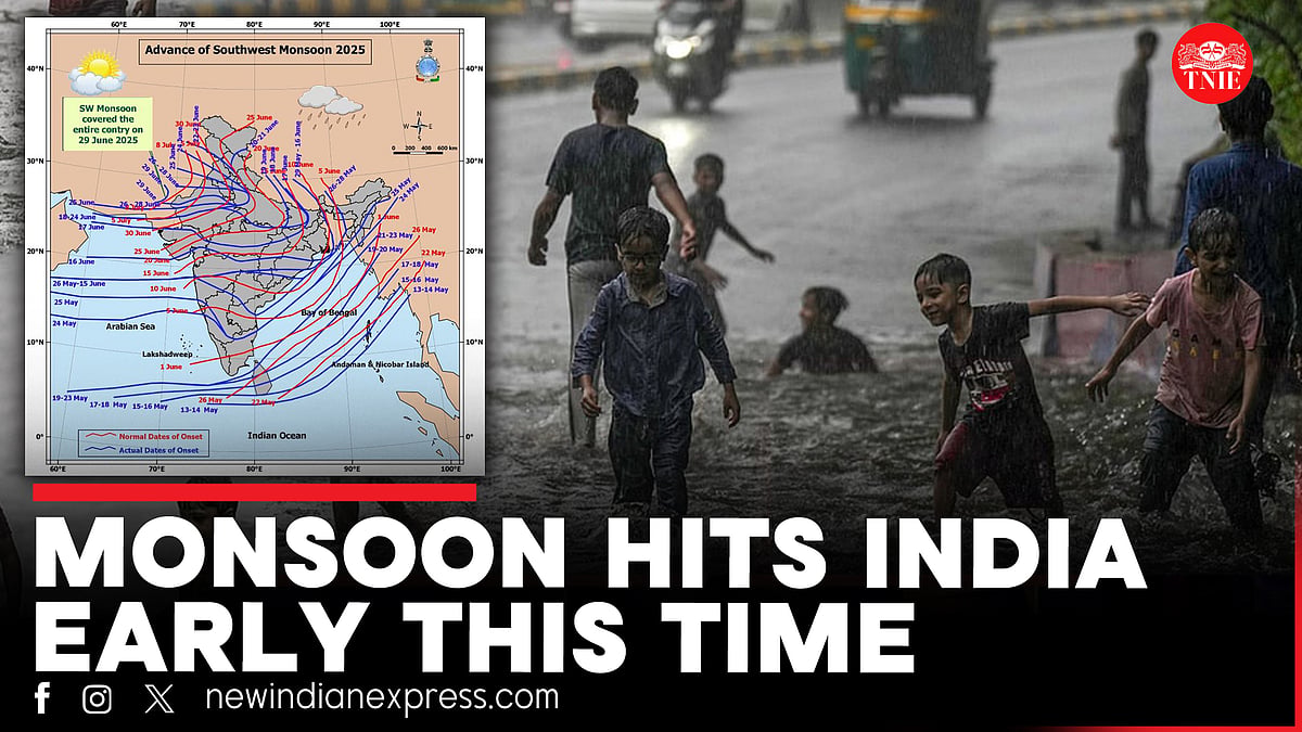 Monsoon covers India nine days ahead of schedule; IMD warns of heavy ...