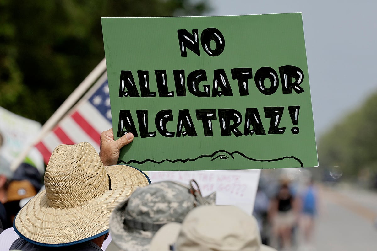 Inside Trump's 'Alligator Alcatraz': Detainees allege abuse in a legal ...