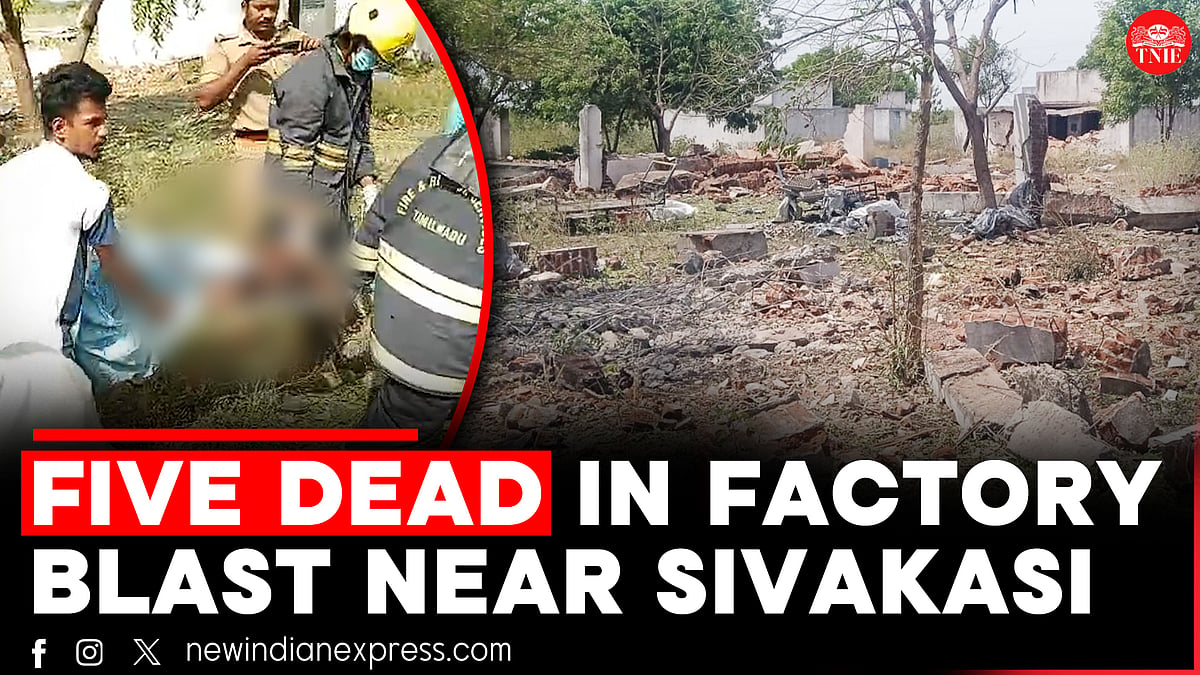 Six killed, five injured in fireworks factory blast in Tamil Nadu
