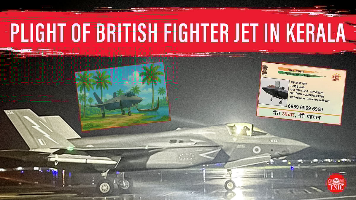 Grounded British fighter jet becomes meme material in Kerala. What lies ...