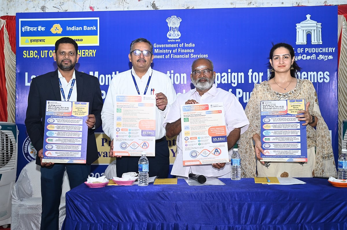Three-month Financial Inclusion Campaign launched in Puducherry