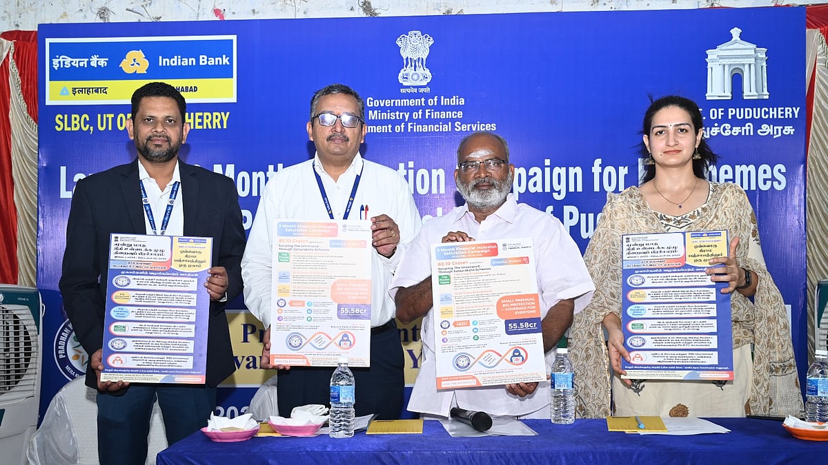 Three-month Financial Inclusion Campaign launched in Puducherry