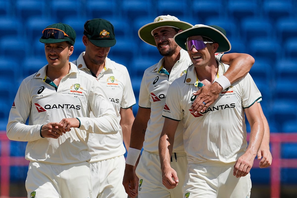 Australia clinches series with victory in the 2nd cricket test against ...