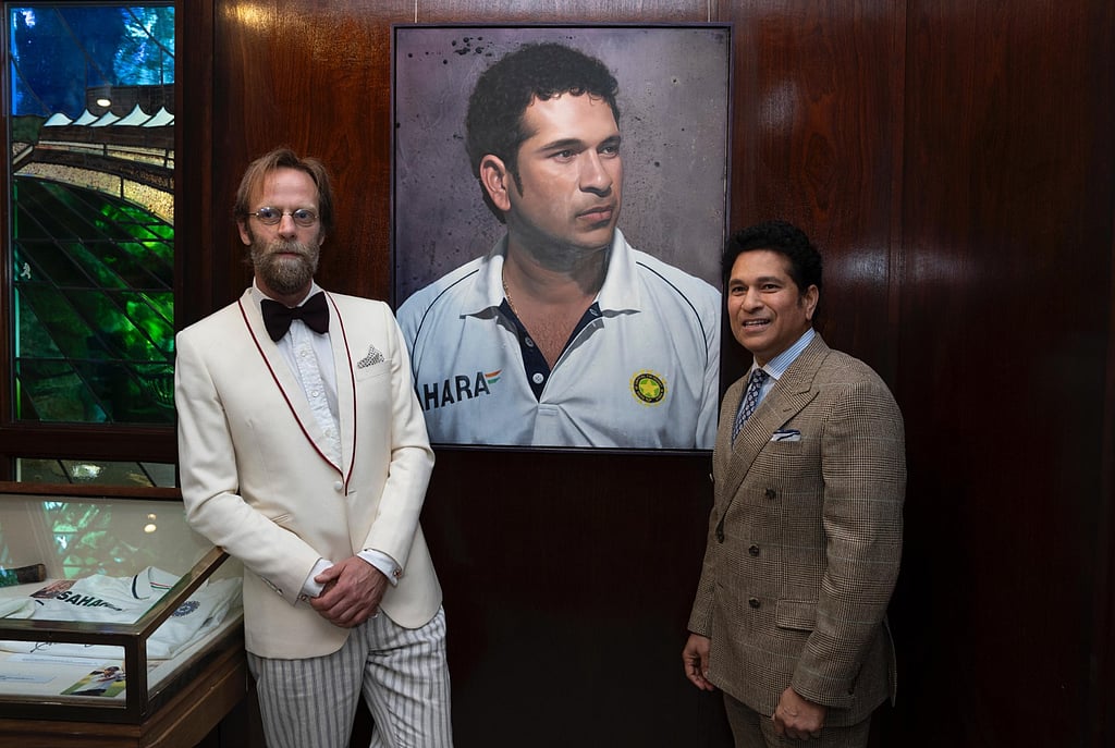Portrait of Sachin Tendulkar unveiled at MCC
