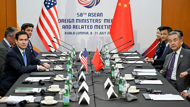Rubio has 'positive' meeting with China's Wang at ASEAN talks