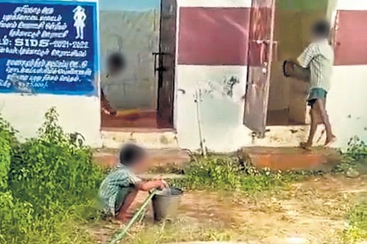 Three students clean toilets in Pudukkottai school, probe on