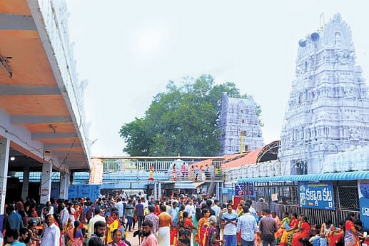 Foundation stone for Rajarajeshwara Swamy temple extension laid