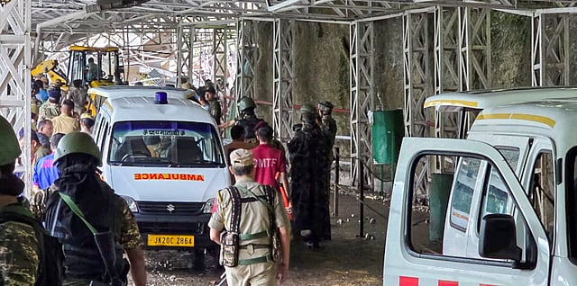 Landslide hits Vaishno Devi track in J-K's Reasi; one dead, nine injured