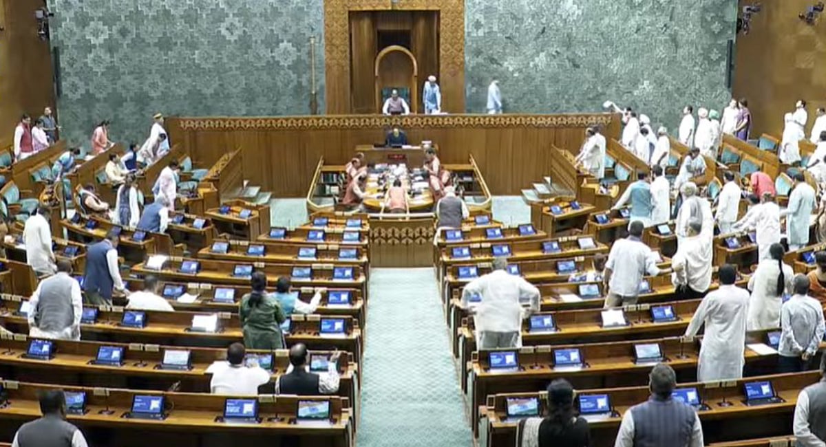 Parliament Monsoon Session HIGHLIGHTS: Both Houses adjourned for the day amid Opposition uproar