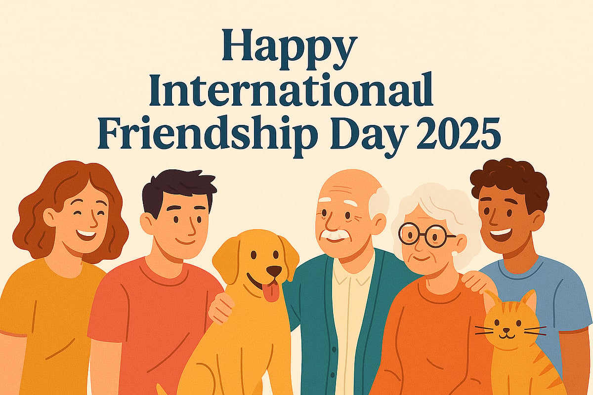 Happy International Friendship Day 2025: 50+ Wishes, Quotes & WhatsApp ...