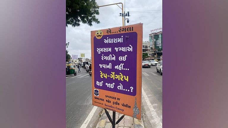 Controversial posters by city traffic police on women safety spark ...
